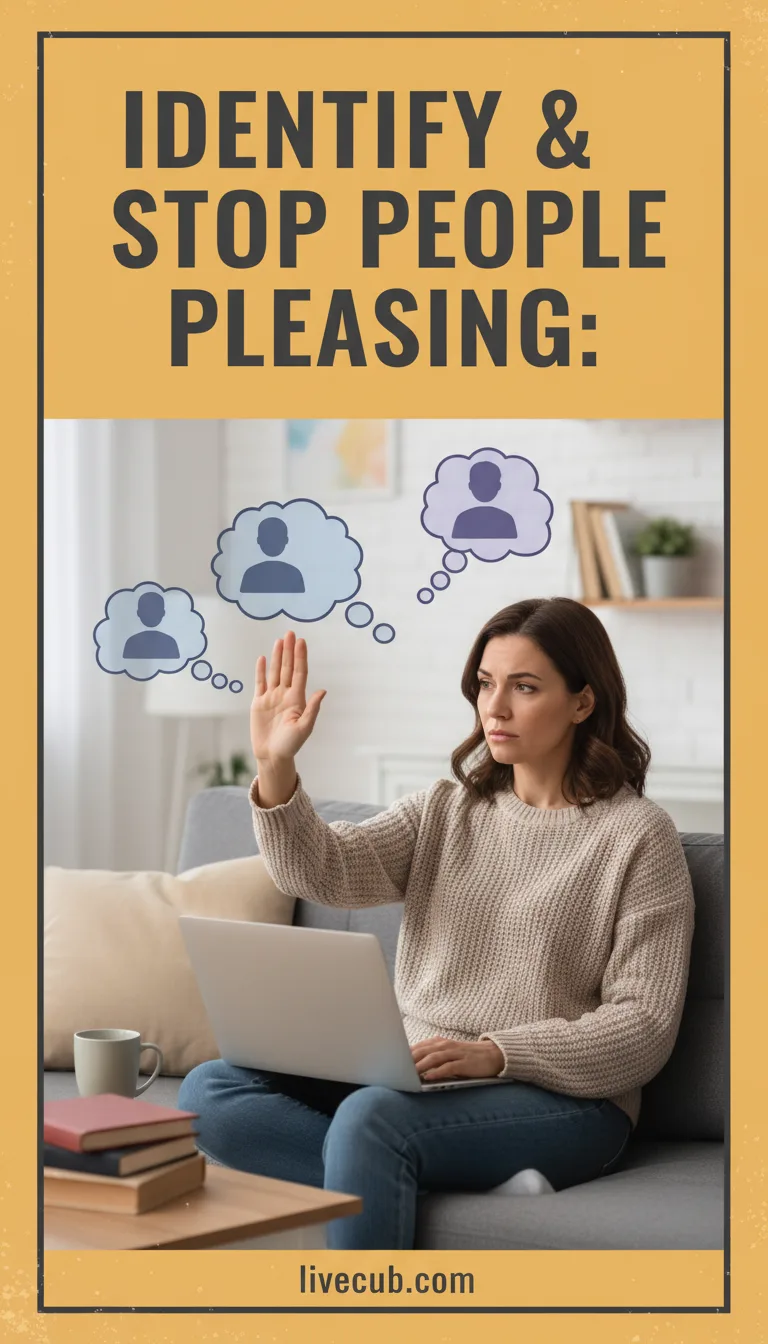 How to Identify & Stop People Pleasing Behaviors | Livecub | Livecub